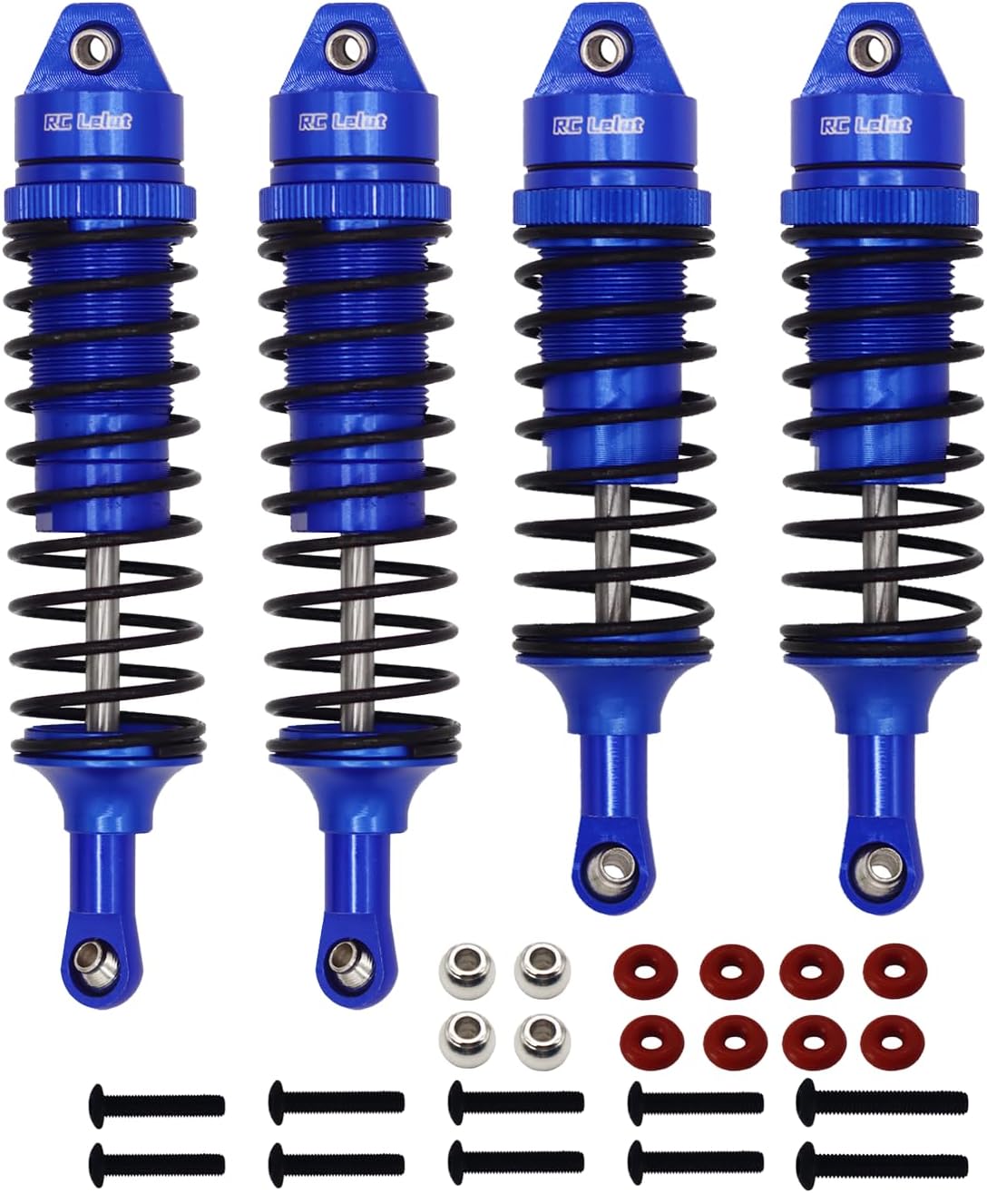 Amazon.com: RC Lelut RC Shock Absorber for 1/10 Traxxas Slash 2WD/4WD ...