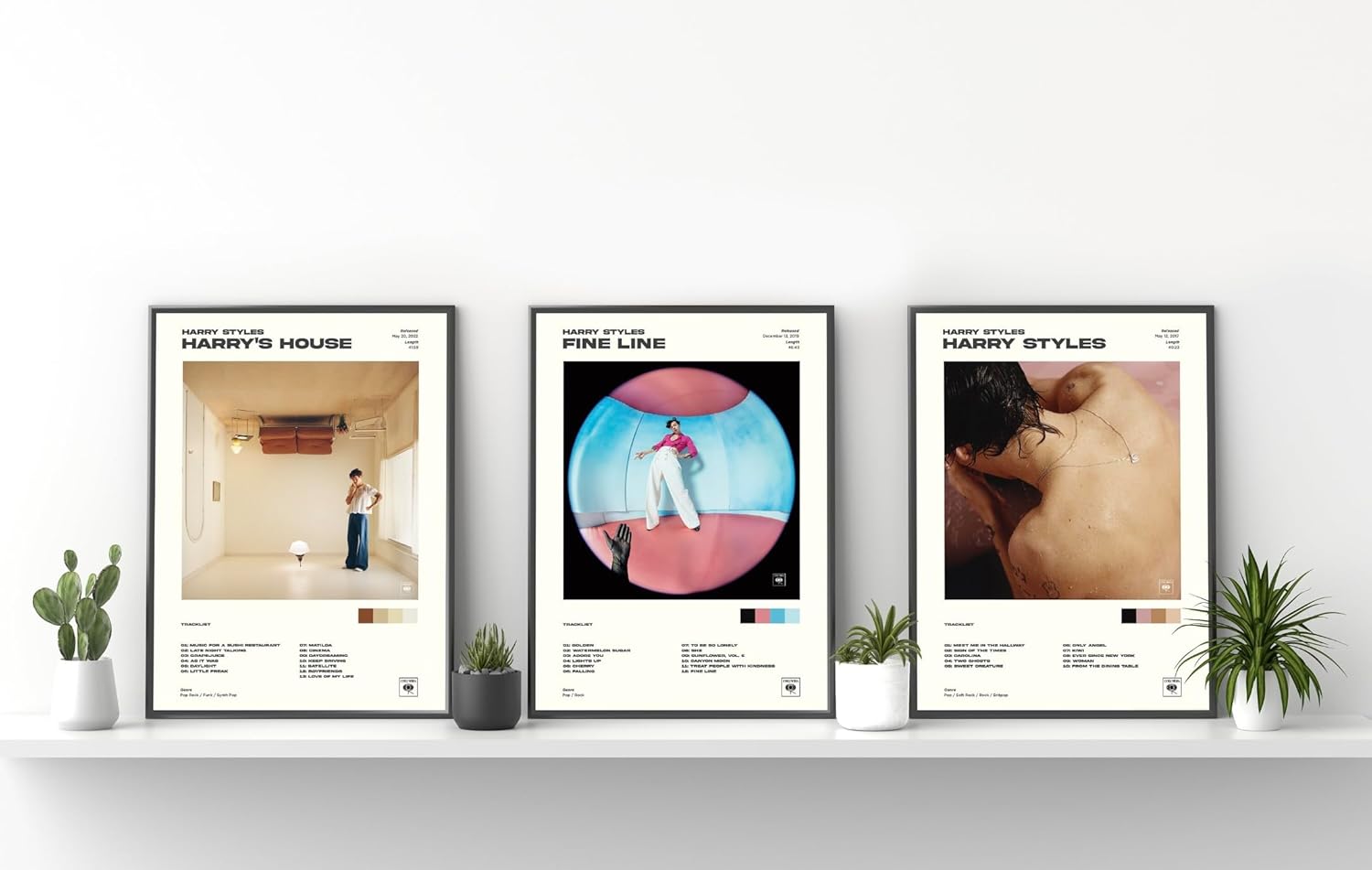 Generic Harry Style Wall Art Set of 3: 13 x 19 Inch Posters for Room ...