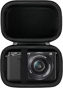 Amazon.com : BOVKE Travel Carrying Case Compatible with Sony Alpha ZV-E10 - APS-C Mirrorless ...
