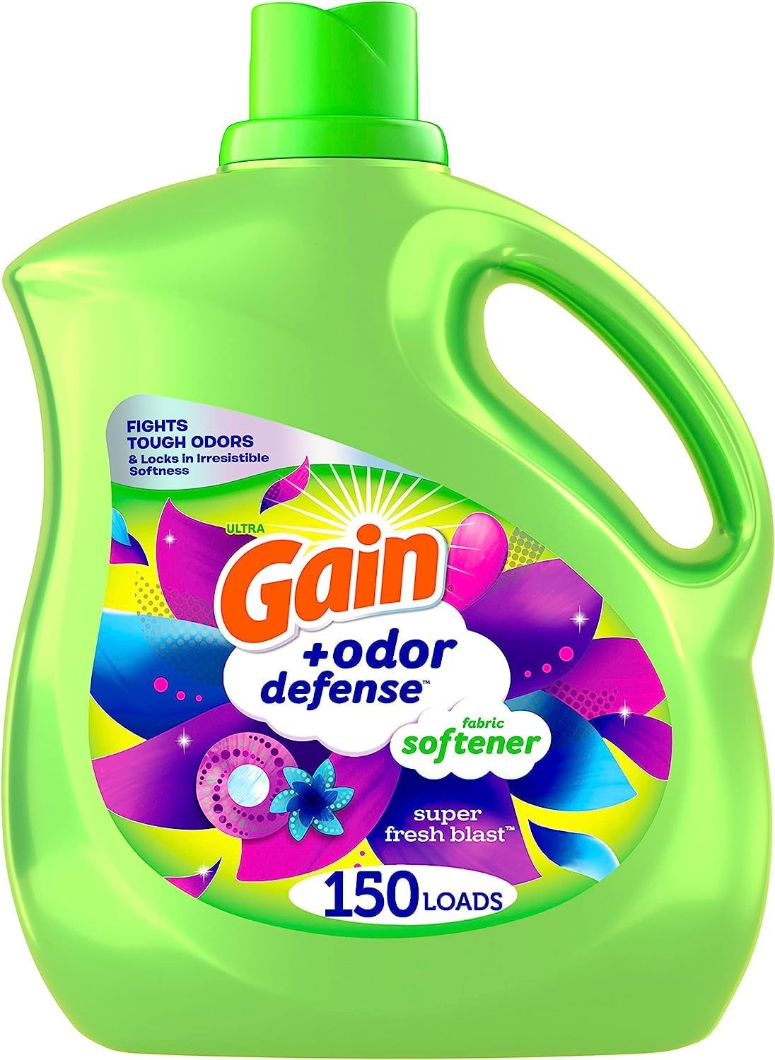 Amazon.com: Gain + Odor Defense Fabric Softener Liquid, Super Fresh ...