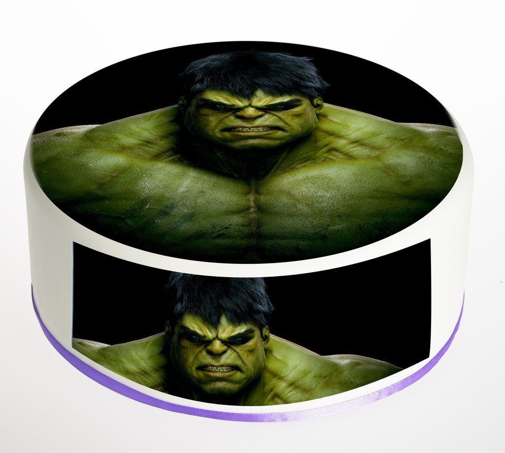 Buy The Incredible Hulk 11.5" Inch Round Circular Edible Cake Topper ...