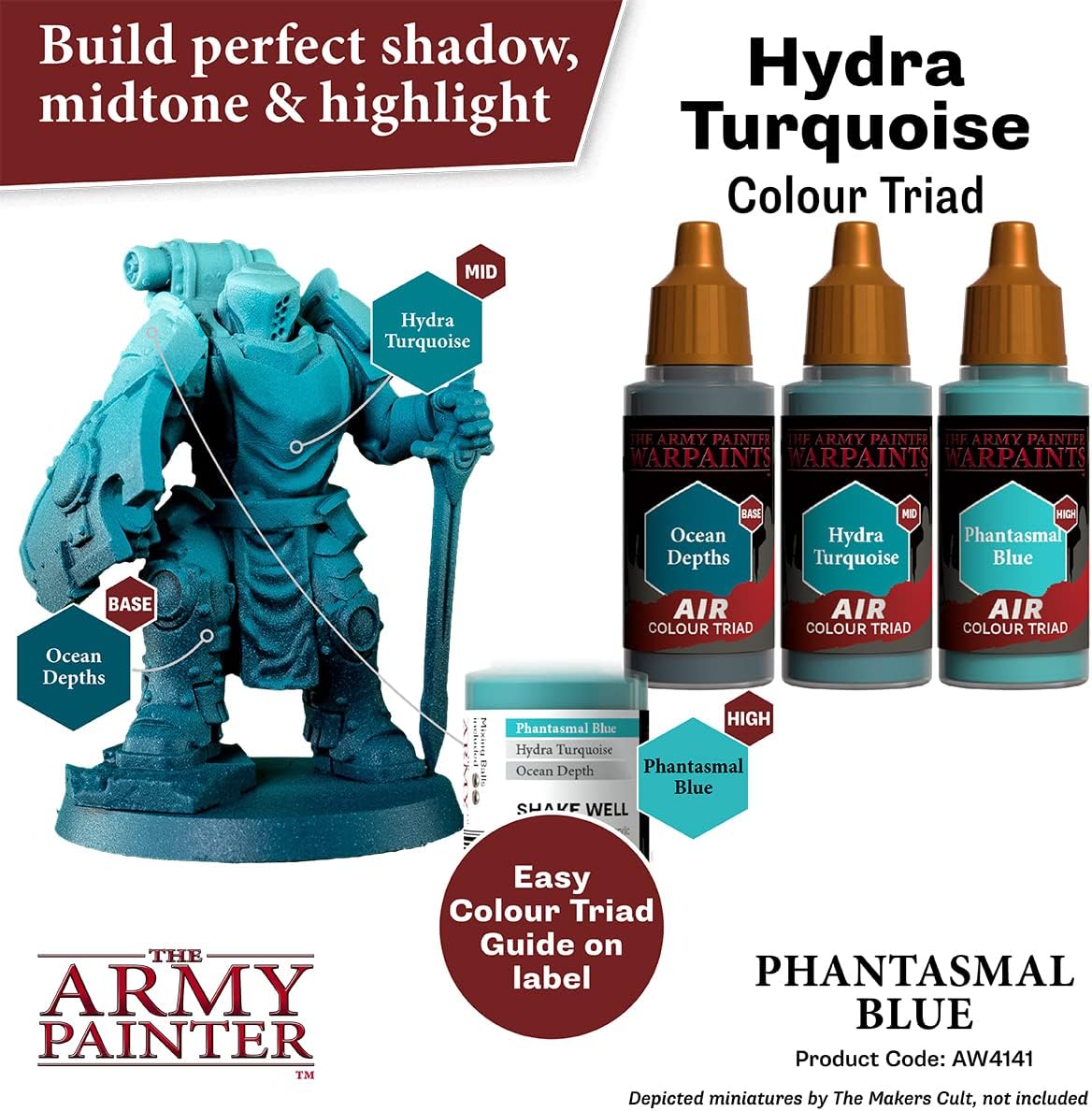 The Army Painter Warpaints Air Phantasmal Blue – Pintura no tóxica a ...