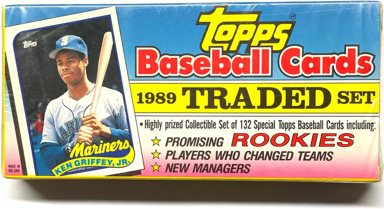 Amazon.com: 1989 Topps Traded Baseball Card Factory Sealed Set ...