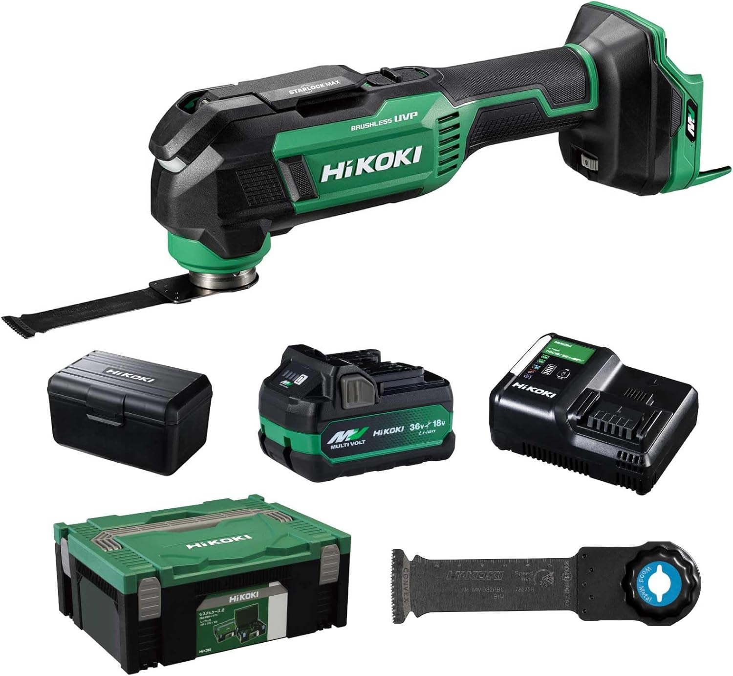 Amazon.co.jp: 【セット買い】 HiKOKI(ハイコーキ) 36V充電式マルチツール CV36DMA(XPZ) + マルチツールブレード MMD32PBC : 家電＆カメラ