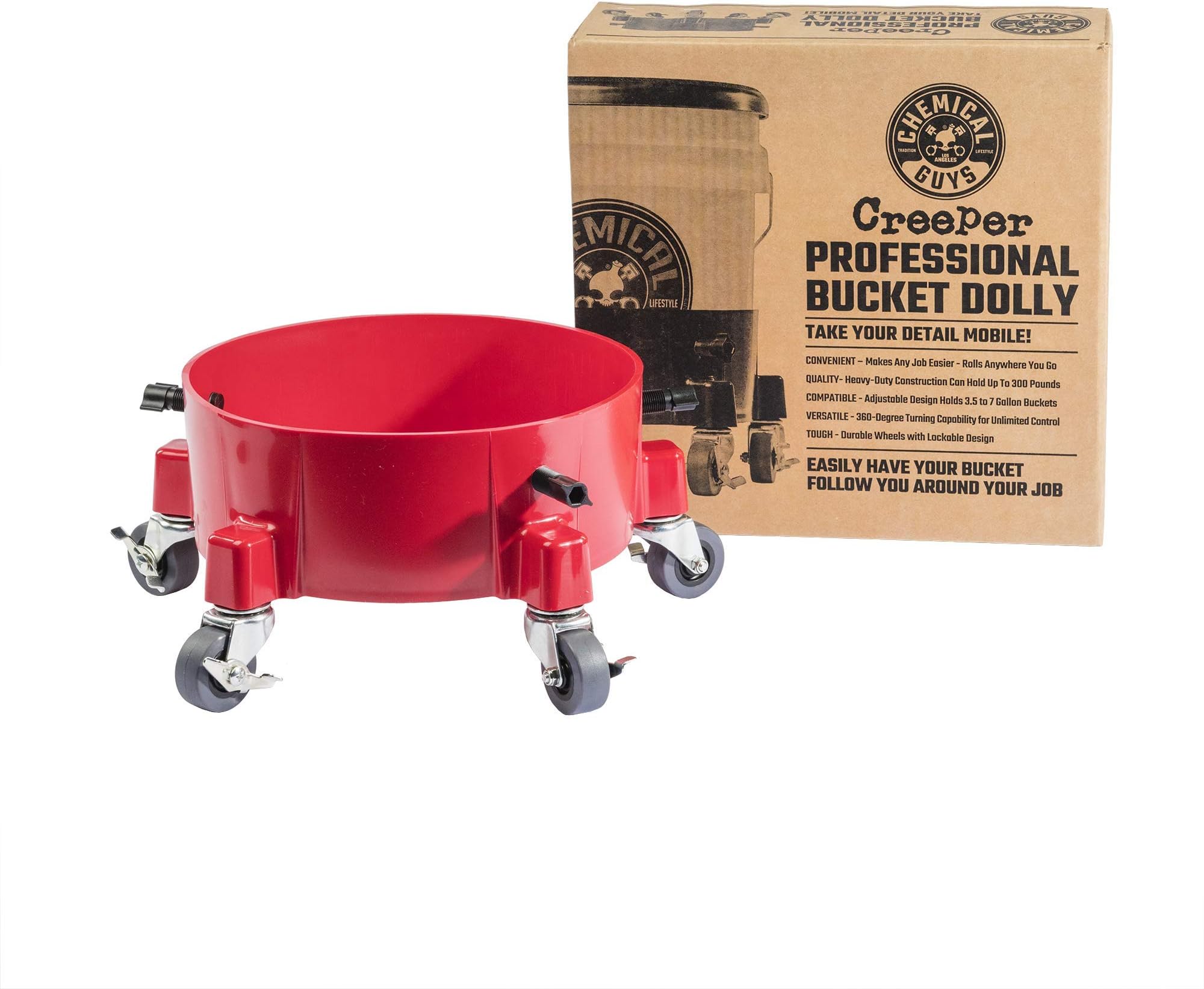 Amazon.com: TCD Parts Inc. - 5 Gallon Bucket Dolly- 6 CASTERS for No ...