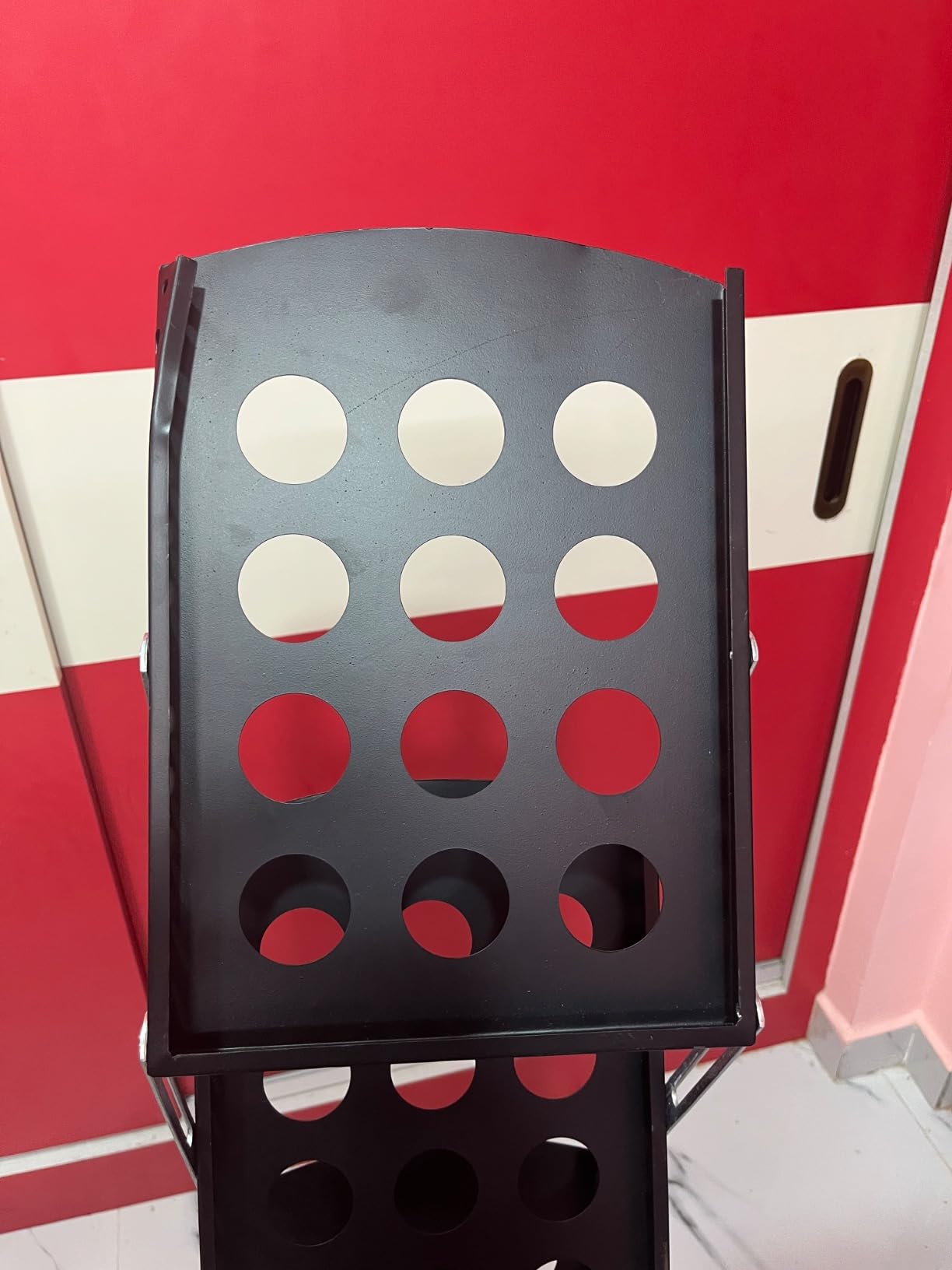 ABHA PRINT Metal Catalogue Stand – Portable Black Magazine, Brochure ...