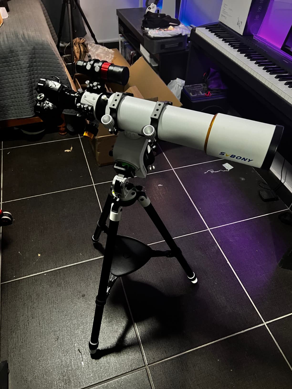 SVBONY SV503 Telescopio, 80ED F7 OTA con Longitud Focal de 560 mm, Tubo Compacto y portátil para ...
