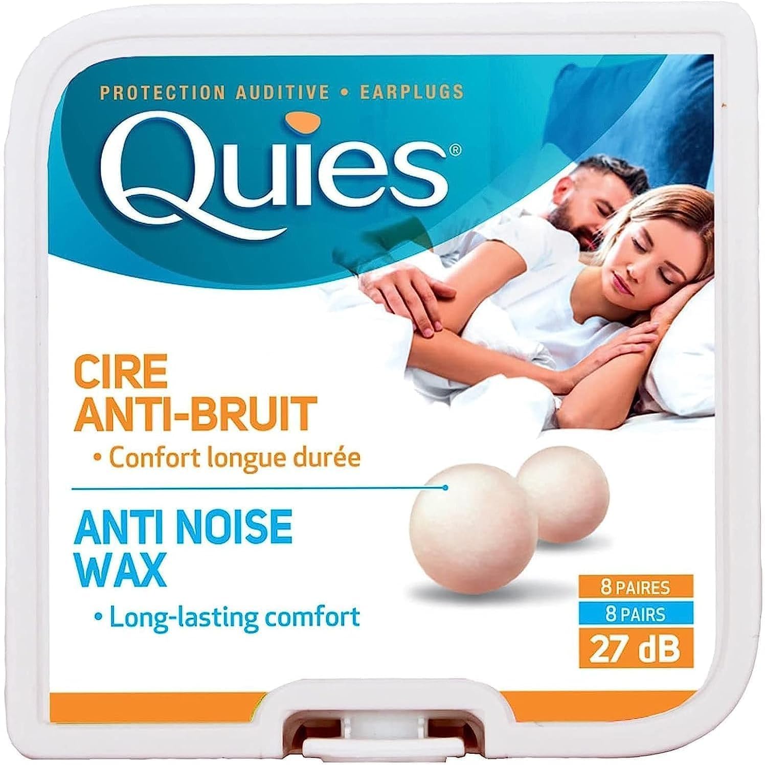 Quies Earplug Natural Wax, 8-Pairs : Amazon.co.uk: Health & Personal Care