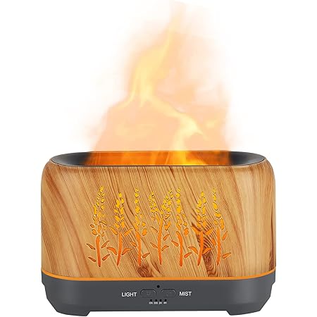 Amazon.com: Noble Mist Flame Diffuser - with Lavender Essential Oils ...