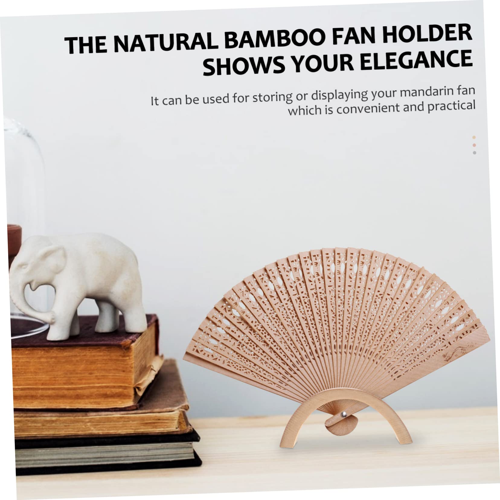 Hand Fan Stand 2024 New Digital Display Handheld Foldable Fan