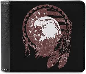 Native American Eagle Bifold Wallet Hidden Compartments Pocket Money ...