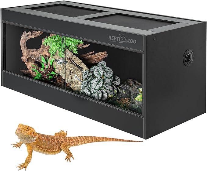 Amazon.com : REPTI ZOO 68 Gallon PVC Reptile Terrariums, 48x18x18 ...