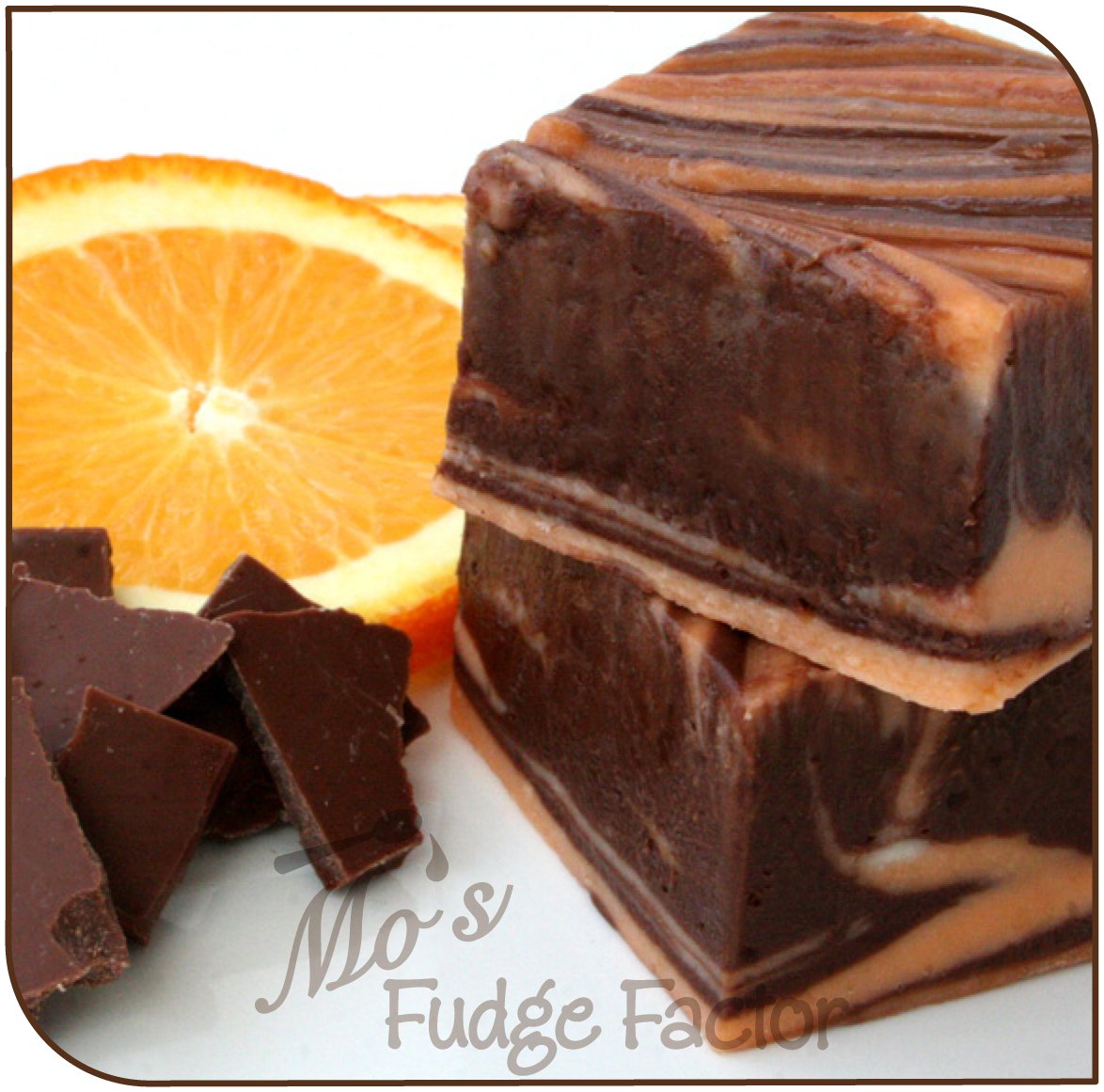 Amazon.com : Mo's Fudge Factor, Dark Chocolate Orange Fudge, 2 Pound ...