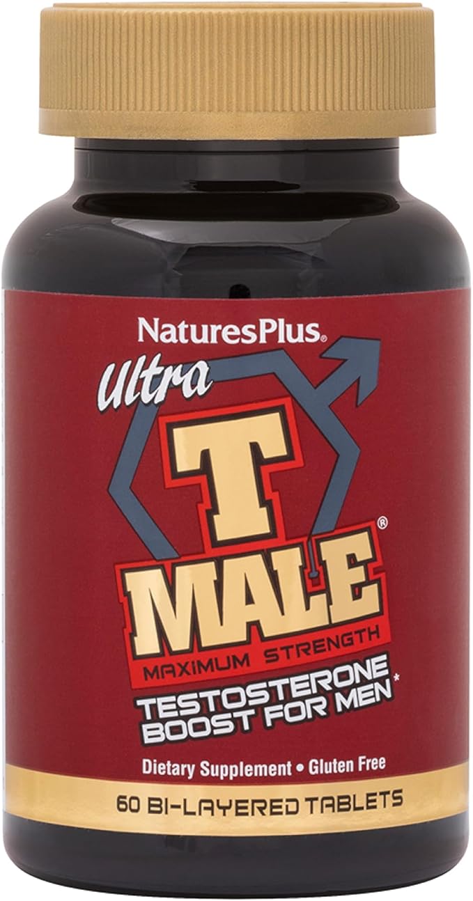 Amazon.com: Nature's Plus Ultra T-Male E/R Bi-Layer Tablets, 60 Count ...
