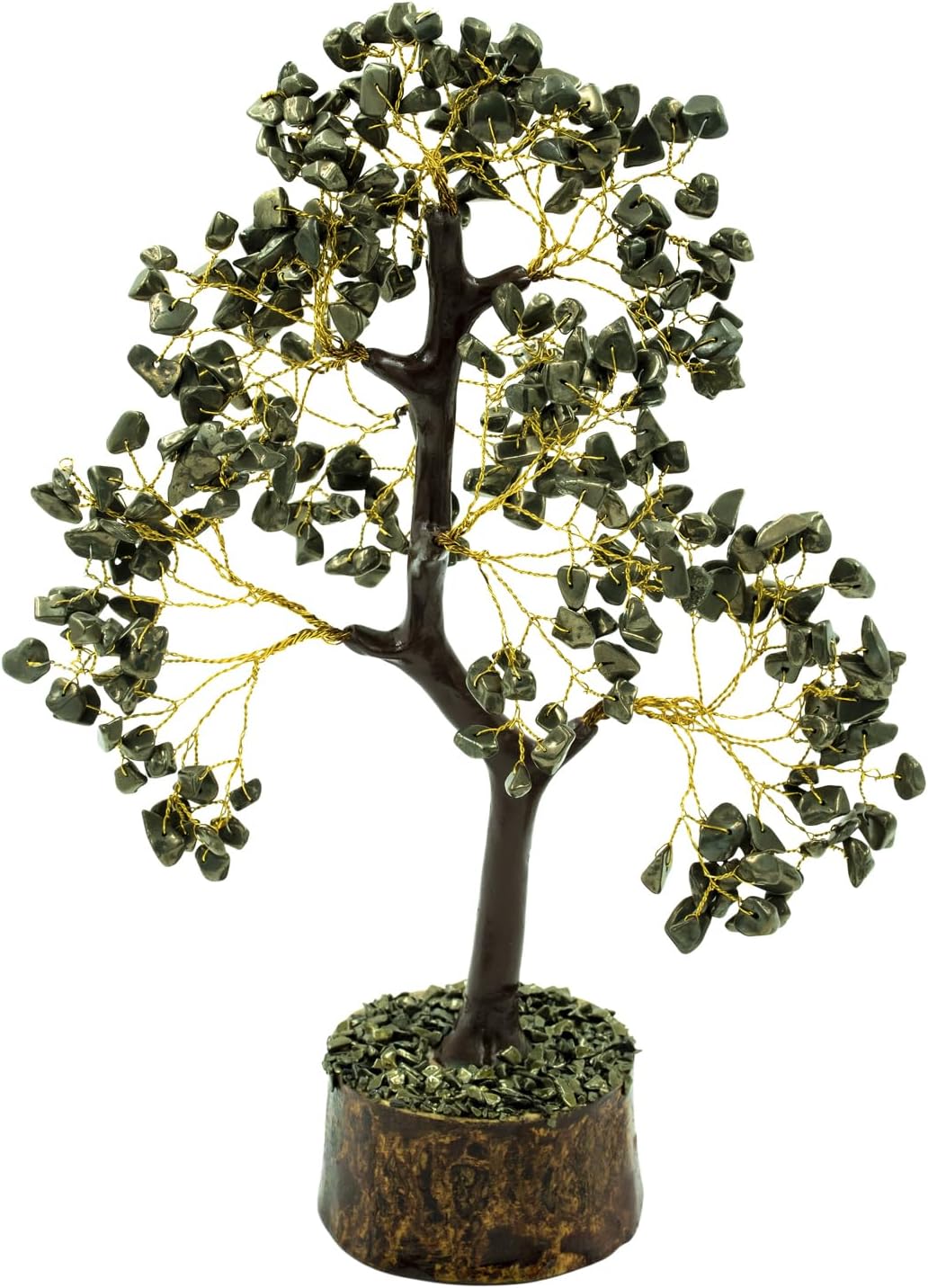 SOLAVA Pyrite Crystal Tree for Money - Money Stone Tree for Wealth ...