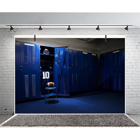 Amazon.com : AOFOTO 10x7ft Gym Red Metal Lockers Backdrop Vinyl High ...