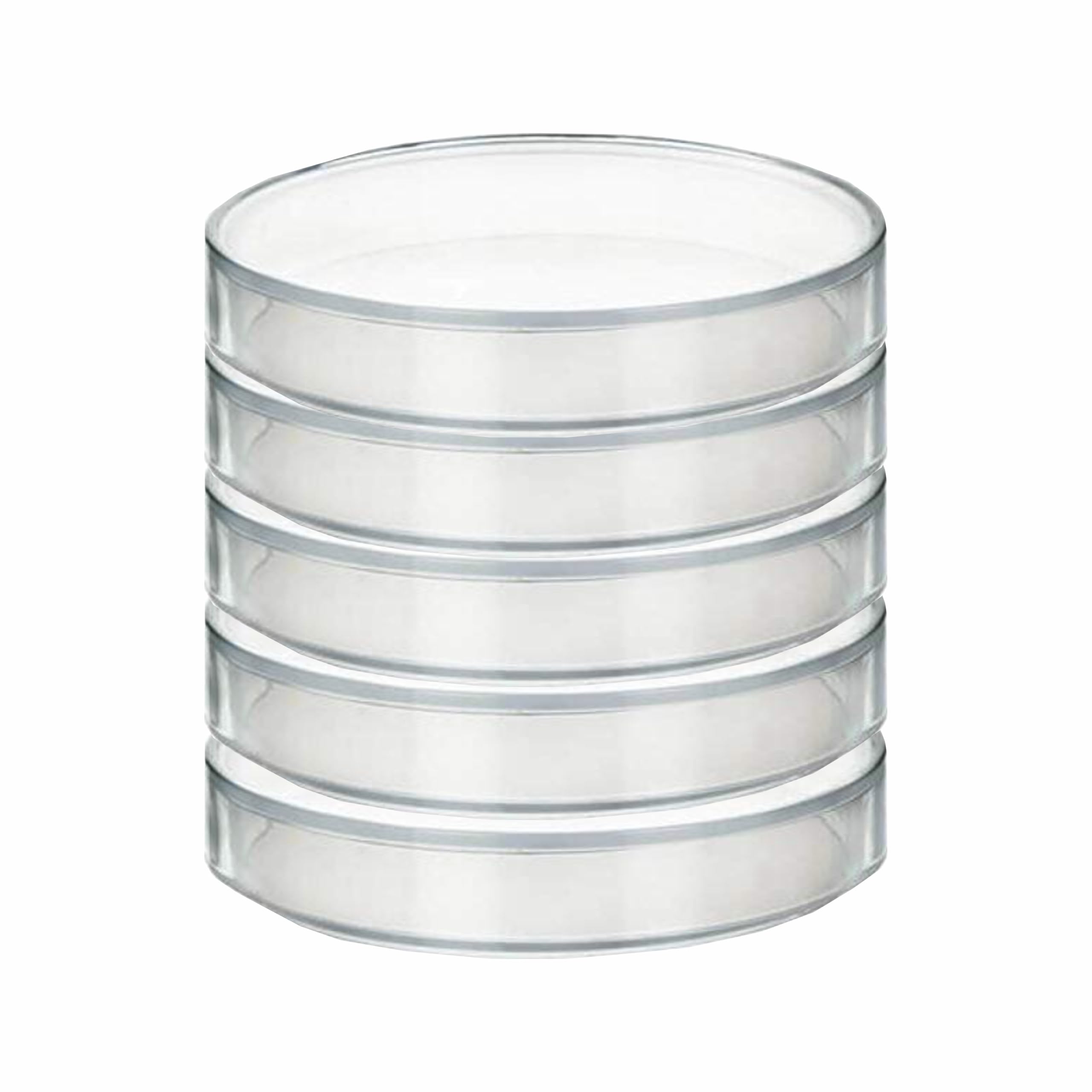 VVS Polypropylene 5Pcs Perti Dish 75mm with Lid Sterile Bacterial ...