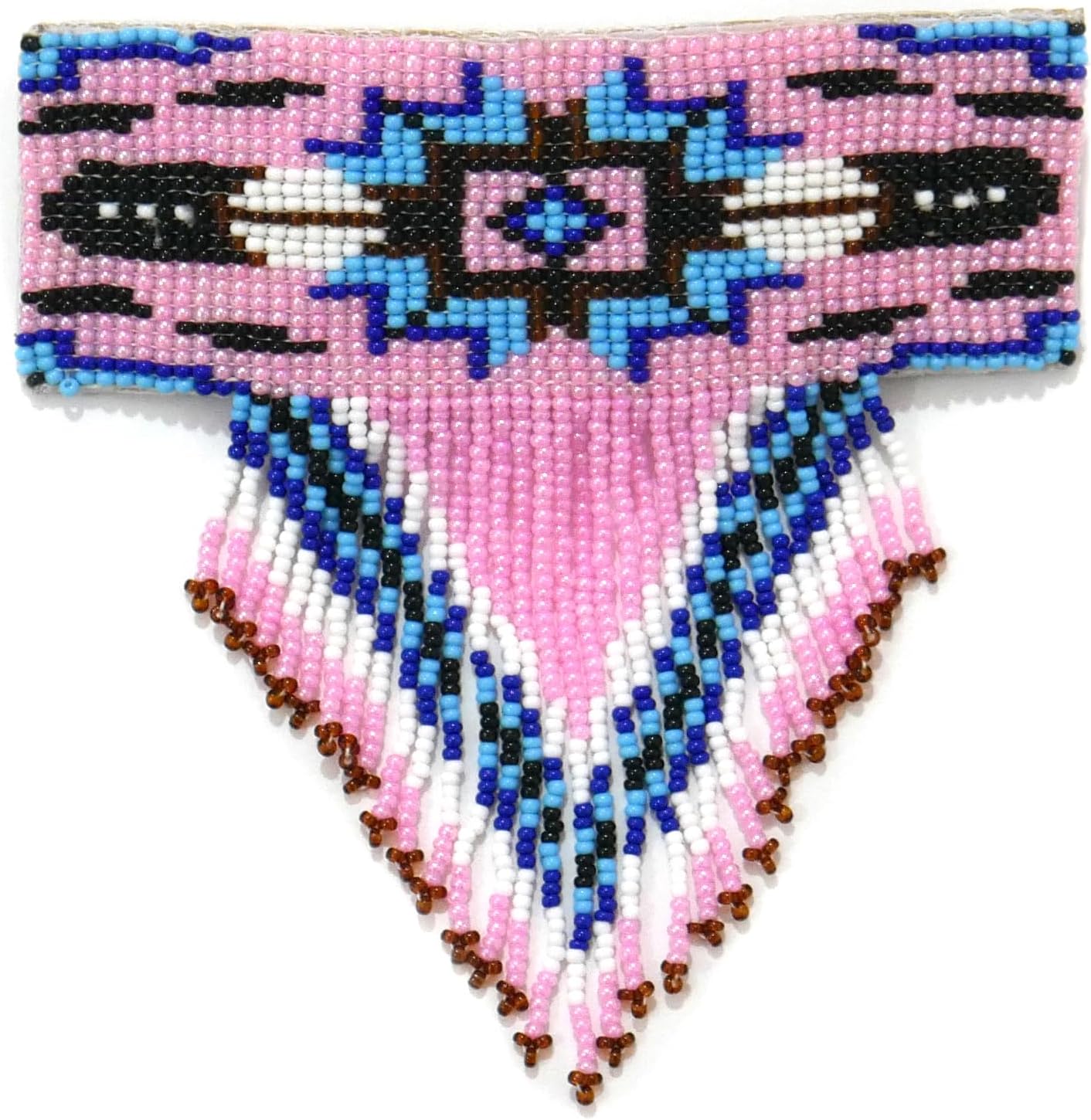 Amazon.com : Beaded Hair Clips Native American Style Handmade ...