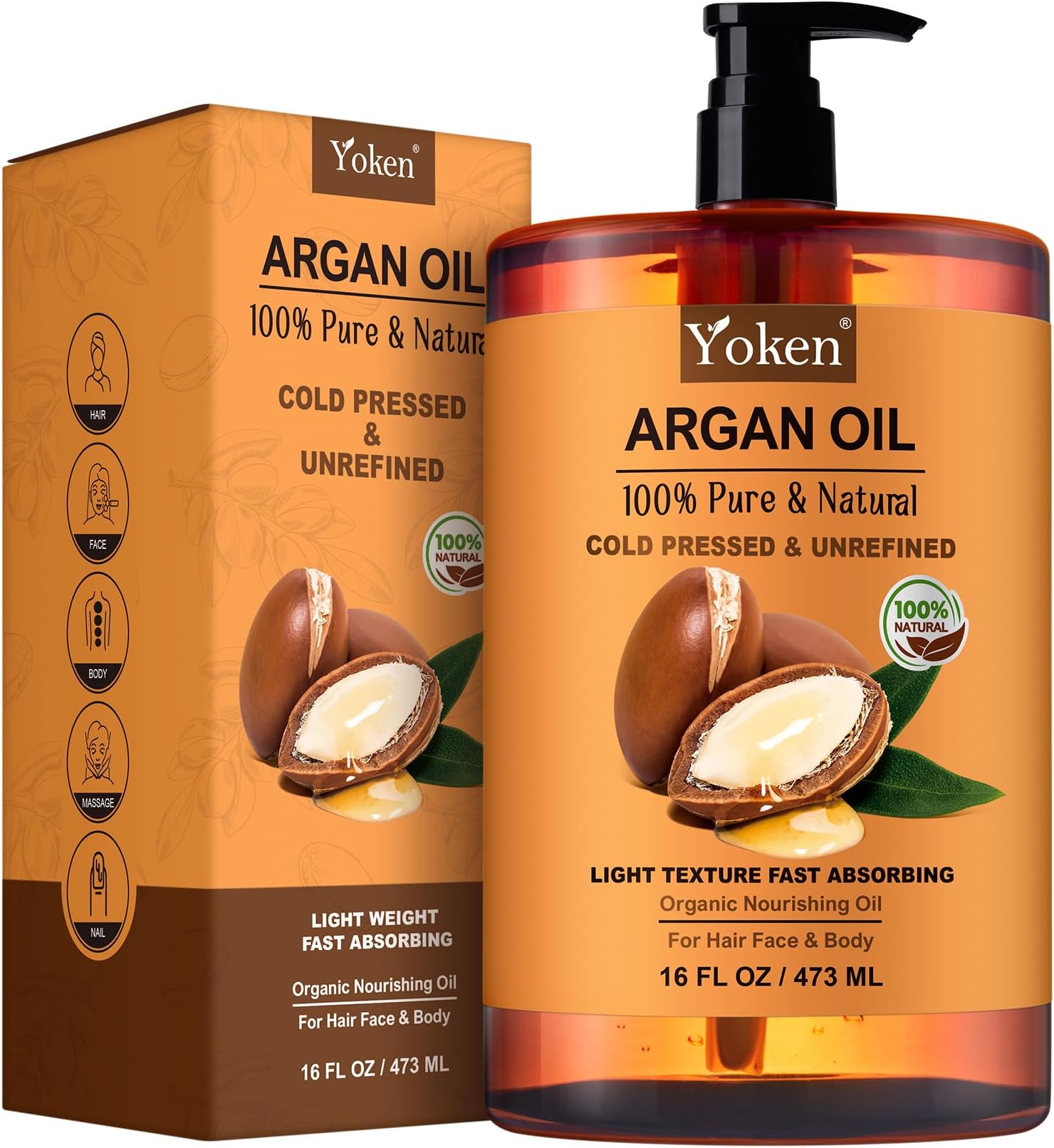 Amazon.com: Dr Joe Lab Argan Nut Oil 32 oz Pure Natural Moroccan Argon ...
