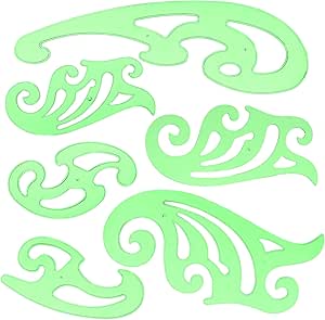 Amazon.com: LAHONI 6PCS French Curve Rulers for Drawing, Plastic French ...