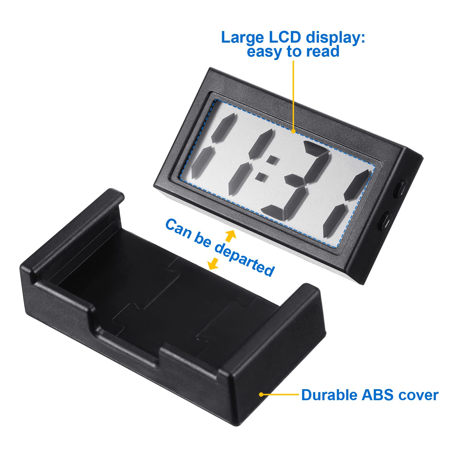 Snapklik.com : Frienda 24 Pieces Mini Digital Clock Small Magnetic ...