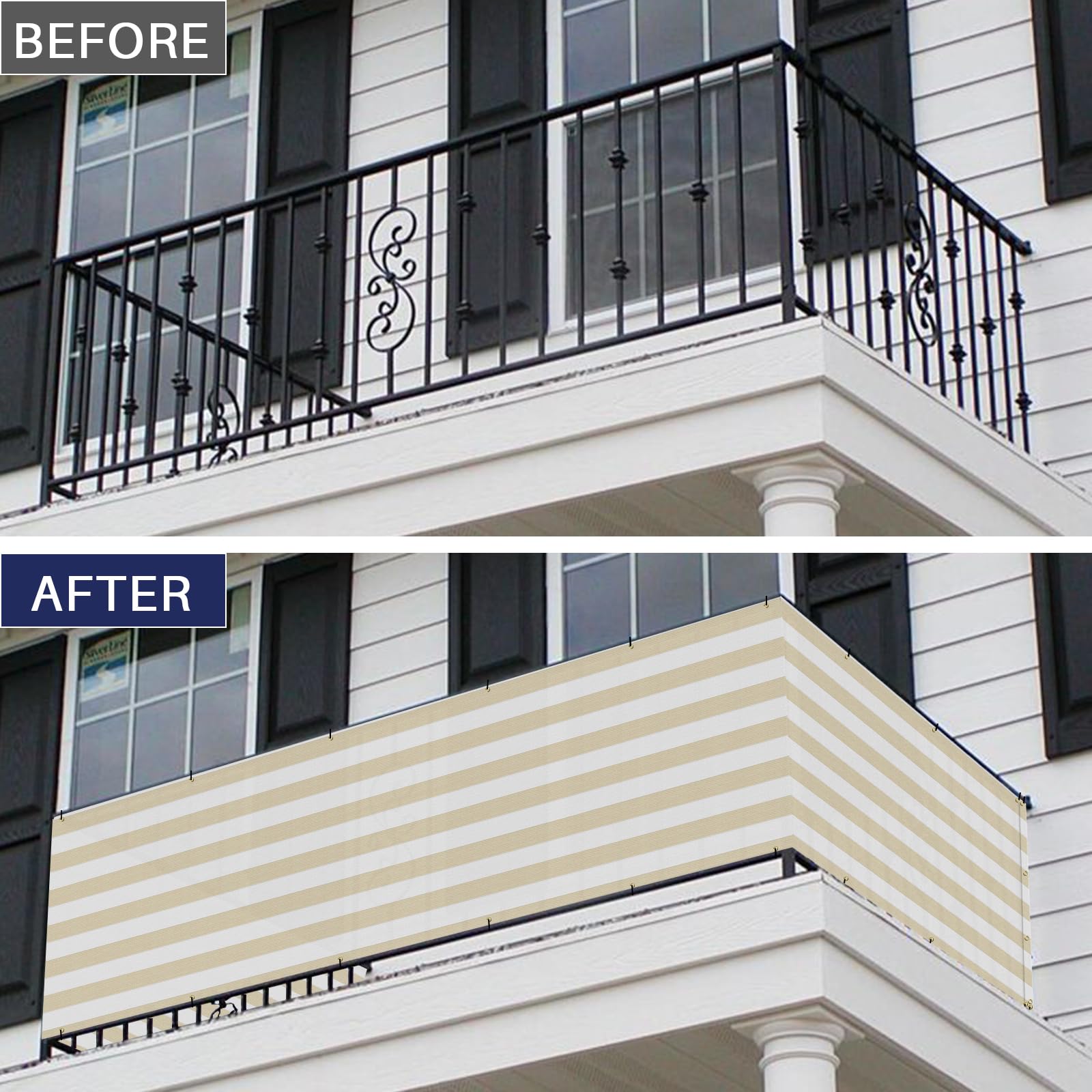 Snapklik.com : Windscreen4less 3x10 Deck Balcony Privacy Screen For ...