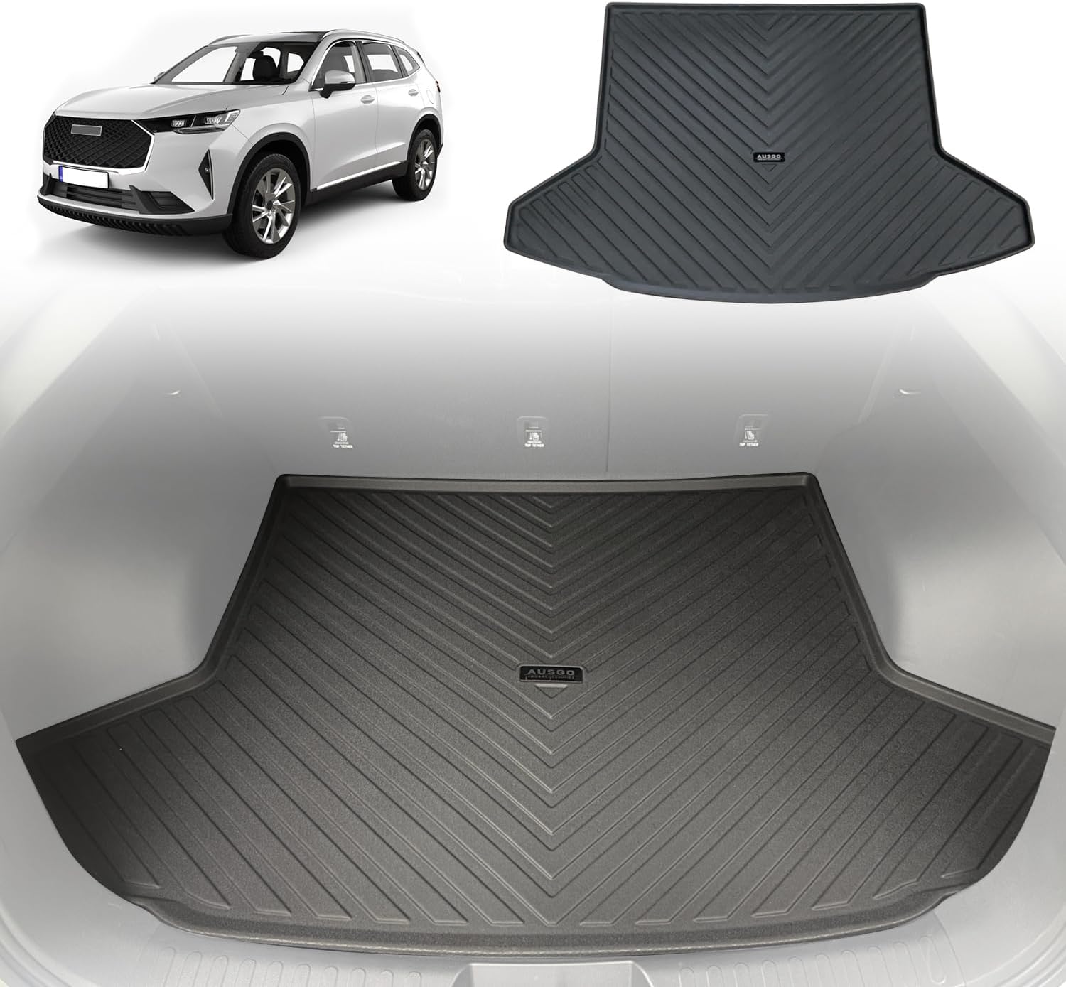 X-CAR Heavy Duty Trunk Cargo Mat Boot Liner Luggage Tray Compatible ...