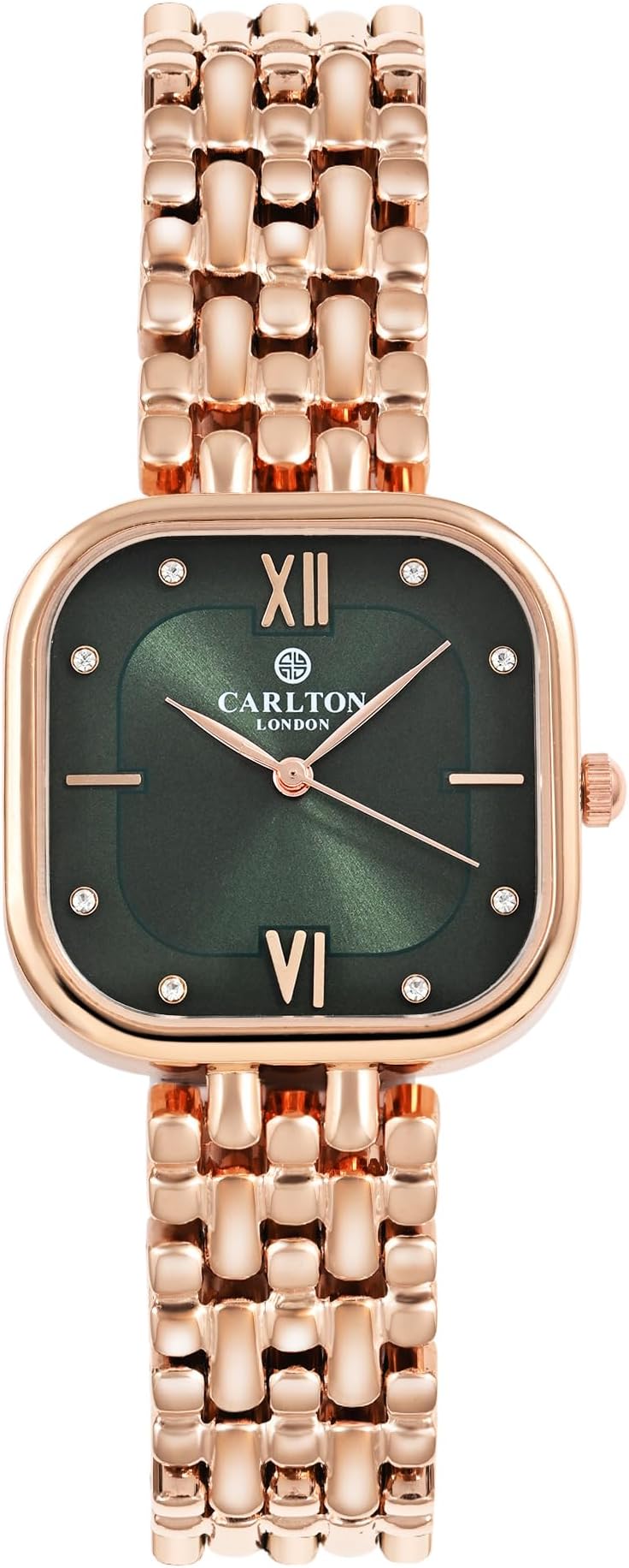 Carlton London Green Dial Watch for Women | Stainless Steel | Analog ...