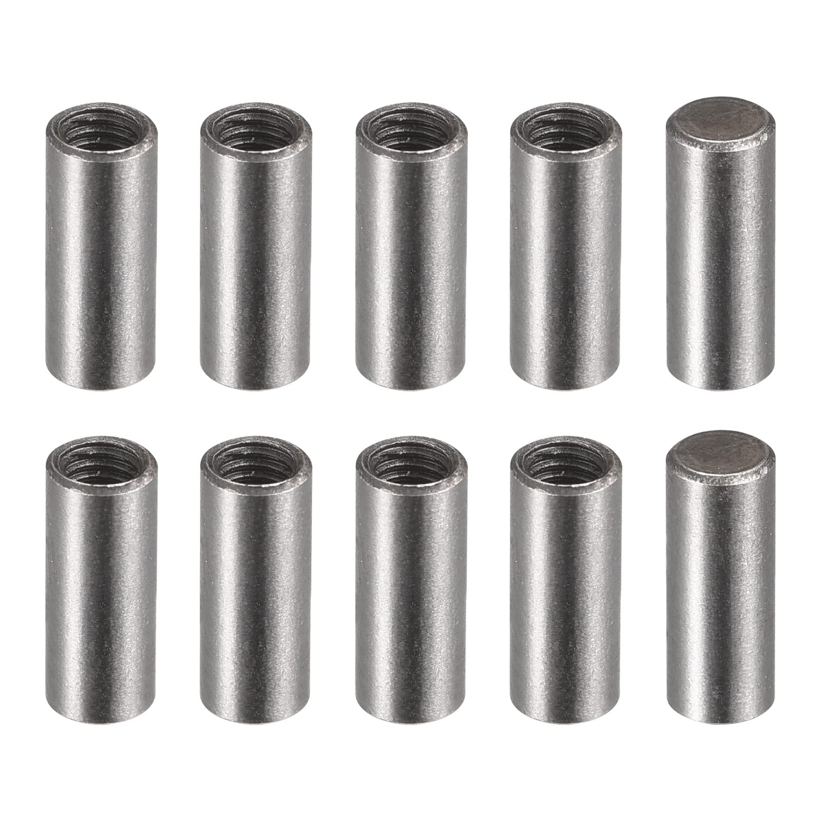 uxcell Carbon Steel Dowel Pin 4 x 10mm M3 Female Thread Cylindrical ...