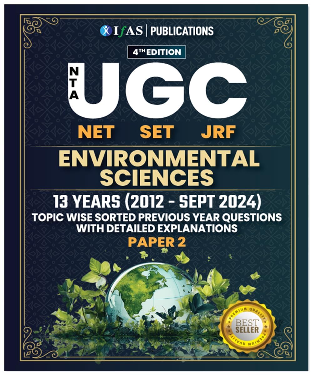 Buy UGC NET Environmental Science Paper 2 Book 2024 | Previous Year Solved Papers (2012 to 2024 ...