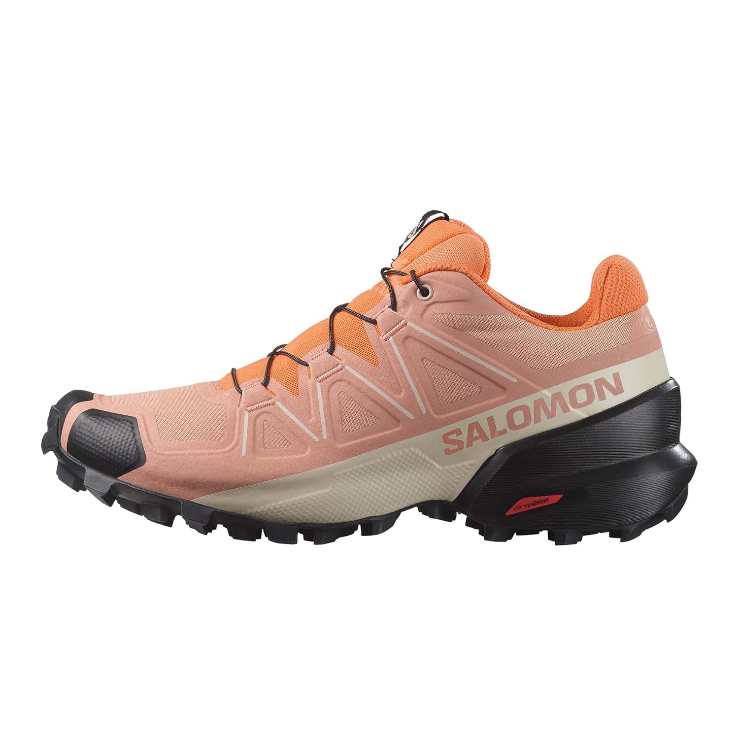 Salomon Women's Speedcross Trail Running Shoes, Cameo Brown/Black/Bird ...