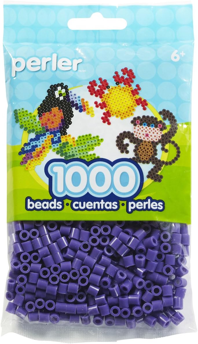Amazon.com: Perler Beads Fuse Beads for Crafts, 1000pcs, Purple : Arts ...