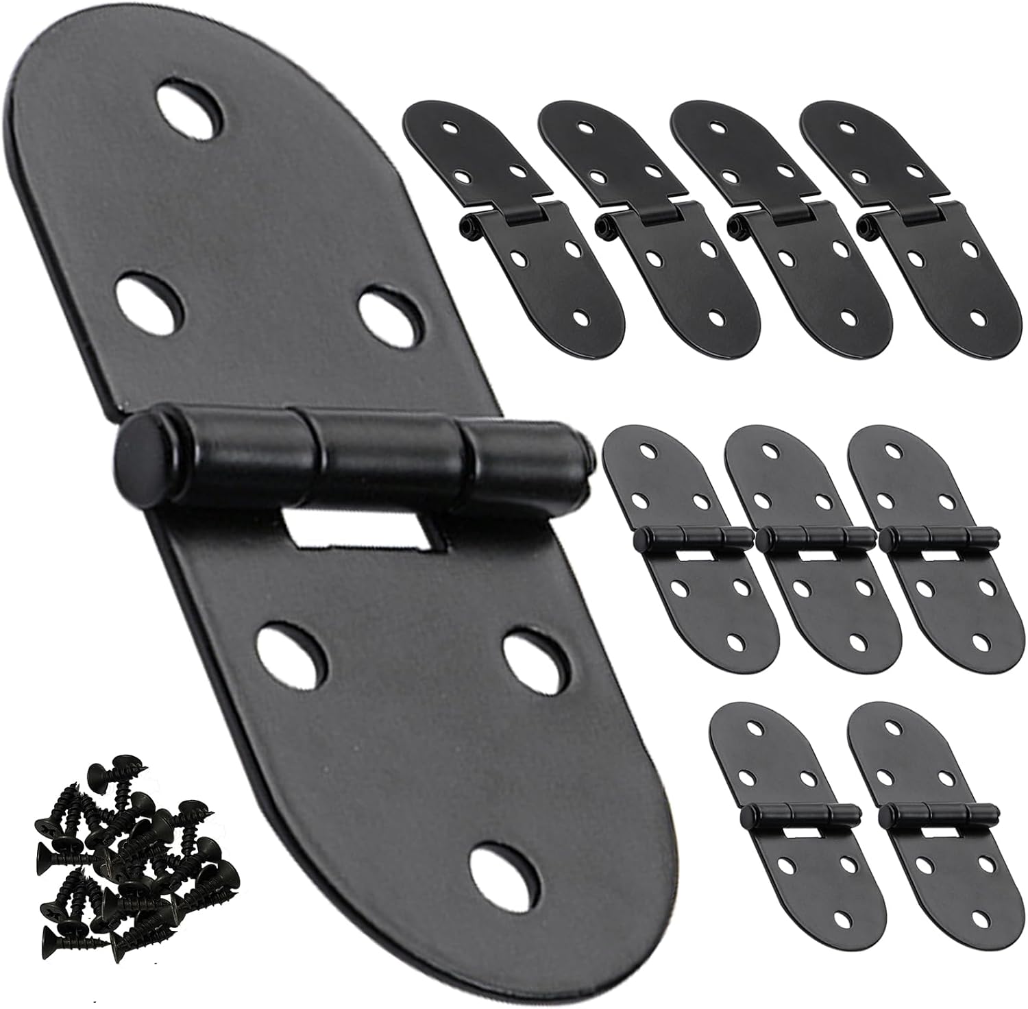 Amazon.com: 3-5/32 x 1-3/16 Inch (80x30mm) Folding Flip Top Hinges 10 ...