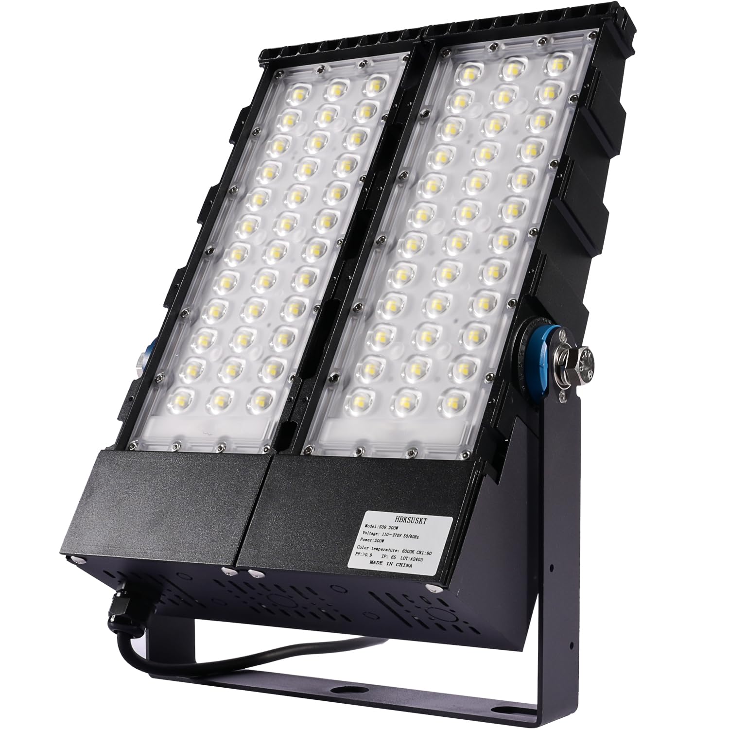 HBKSUSKT 200W LED Stadium Flood Lights Commercial Outdoor Field ...