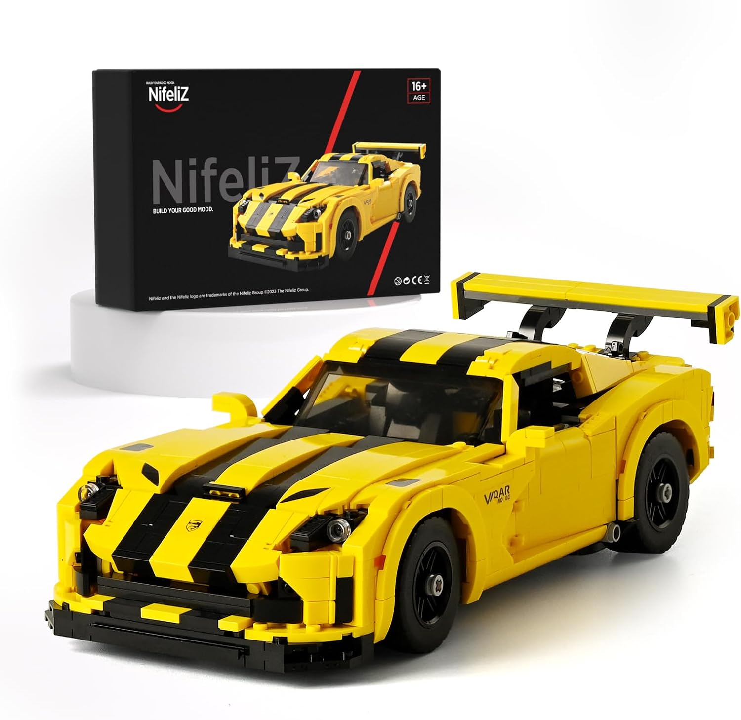 Amazon.com: Nifeliz Viper, Iconic Muscle Car Building Kit, Distinctive ...