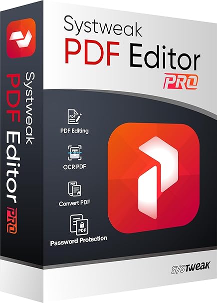 Systweak PDF Editor PRO - Software for Windows - 1 PC, 1 Year | View ...