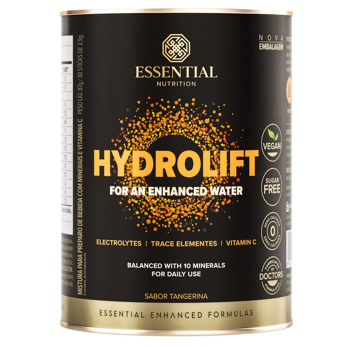 Hydrolift Tangerina Essential Nutrition 87g | Amazon.com.br