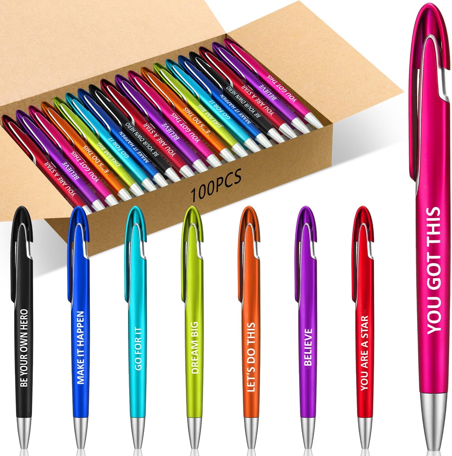 Amazon.com : Outus 100 Pcs Teacher Appreciation Pens with Stylus Tip ...
