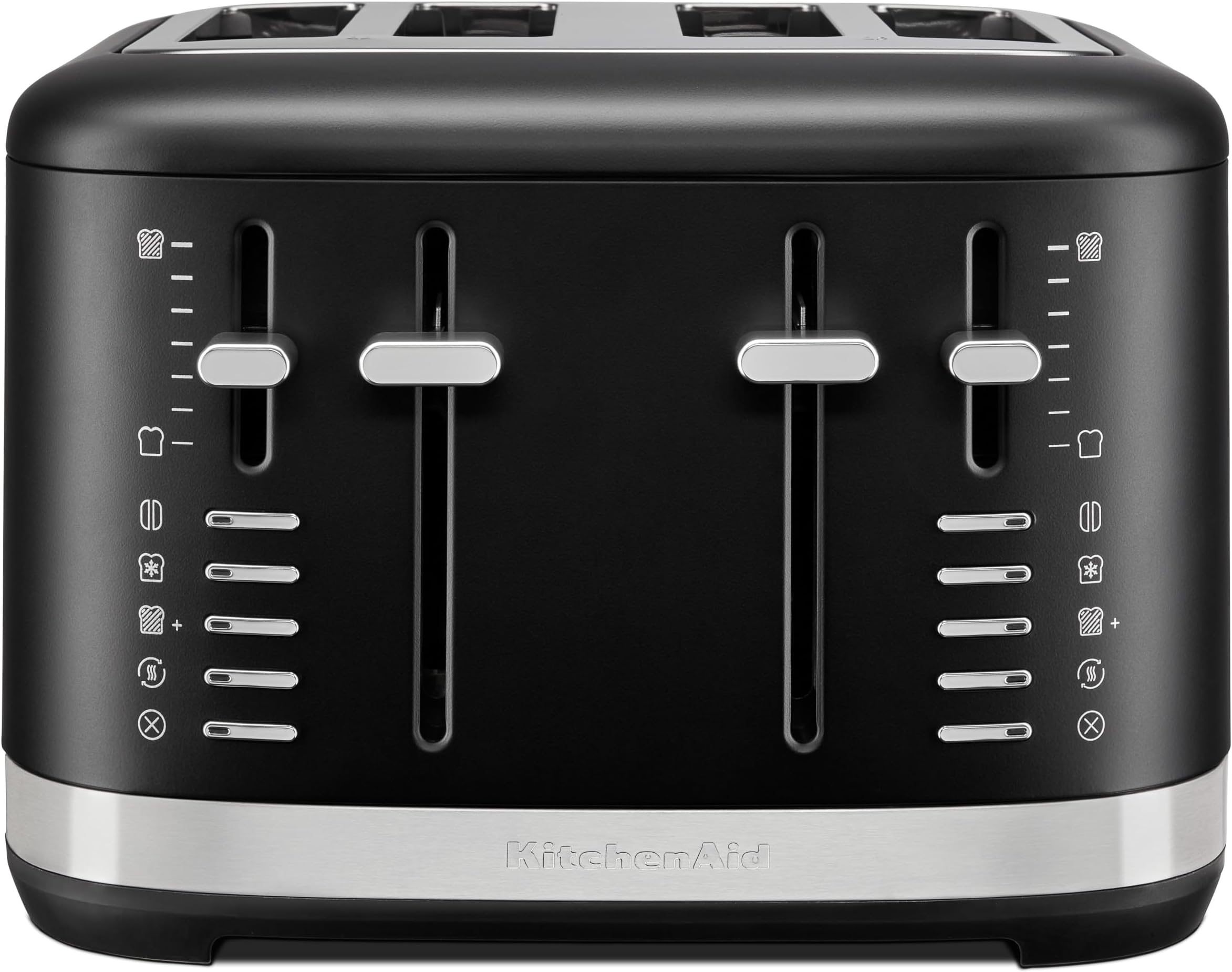 KitchenAid TOASTER 4 SLICE - Matte black 5KMT4109BBM : Amazon.co.uk ...