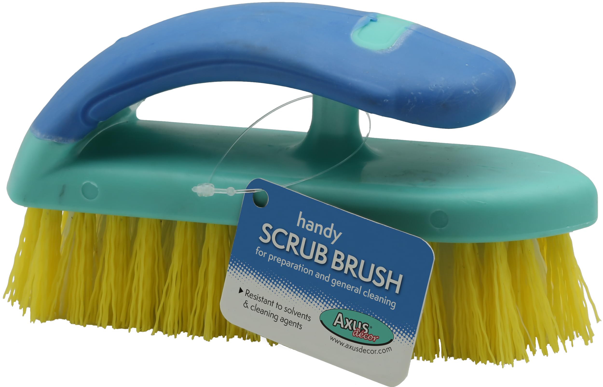Axus Decor Hand Scrub Brush - Chemical Resistant Bristles and Ergonomic ...
