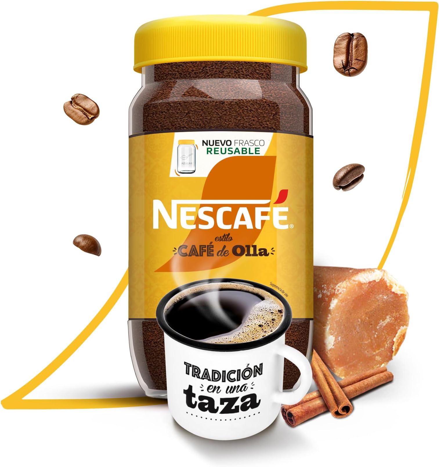 Amazon.com : NESCAFÉ Gold Espresso Blonde, Instant Coffee, 3.5 oz (Pack ...