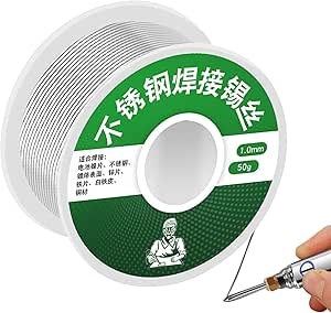 Amazon.com: Aluminum Stainless Steel Solder Wire | High Purity Low Melt Soldering Wire,New ...
