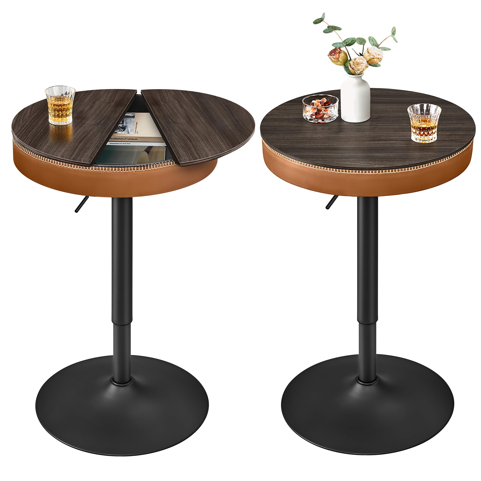 Amazon.com: VASAGLE EKHO Collection - Height Adjustable Bar Table Set ...