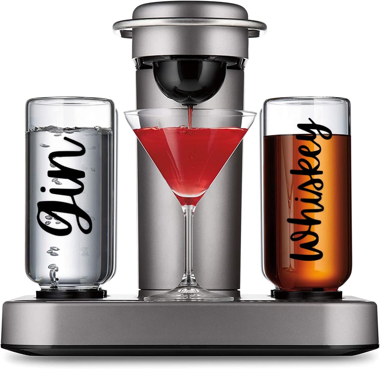 Amazon.com: Vinyl Bottle Labels and Decals for Cocktail Machine Glass ...
