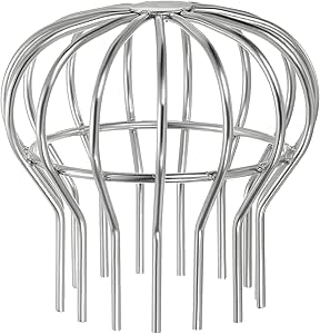 PATIKIL Gutter Guard, 304 Stainless Steel Downspout Strainer, Anti ...