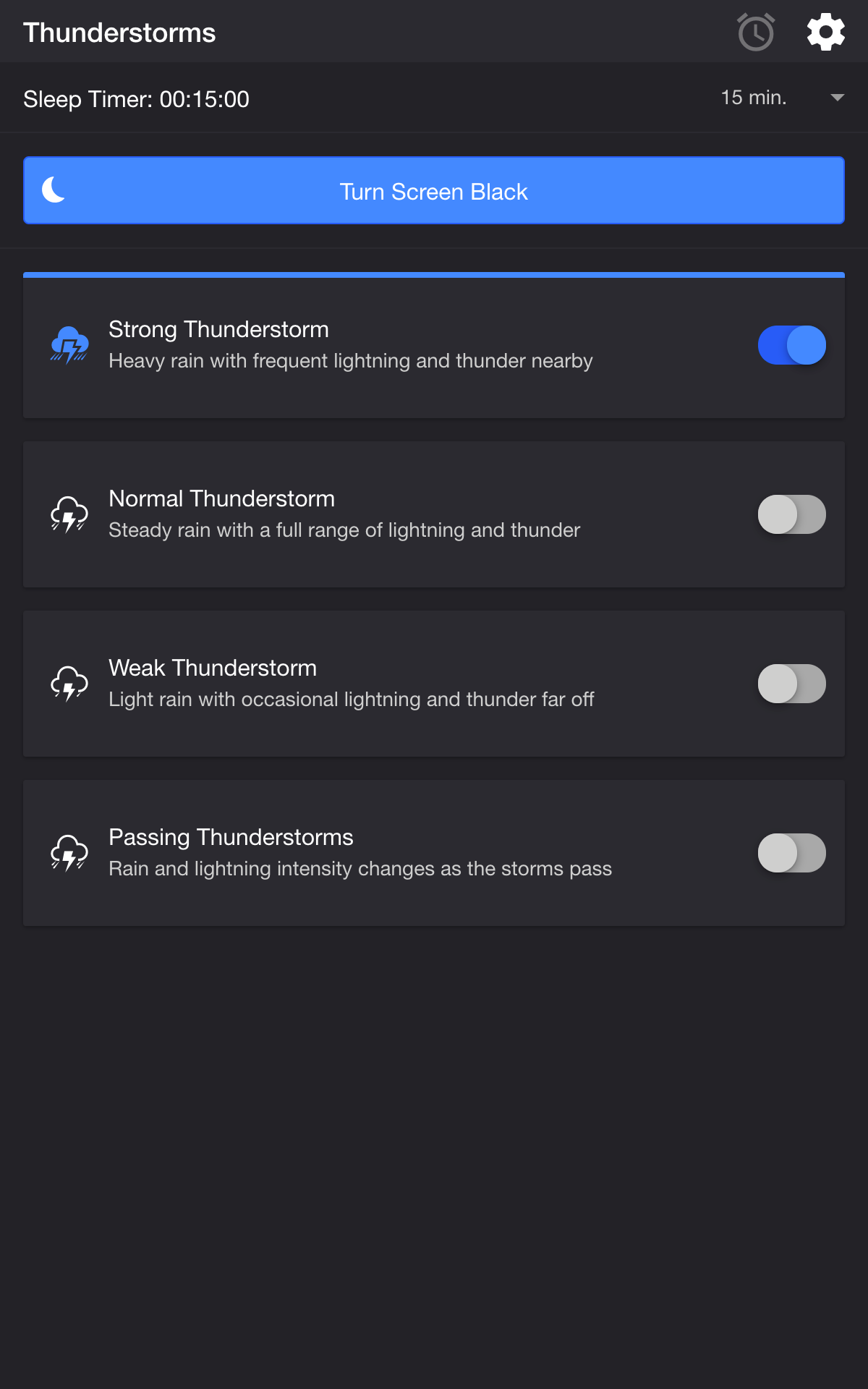 Thunderstorm Simulator - App on Amazon Appstore
