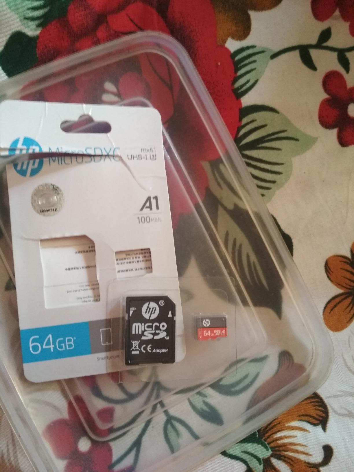 HP MicroSD Card U3, A1 64 GB High Speed (Write Speed 85MB/s & Read ...