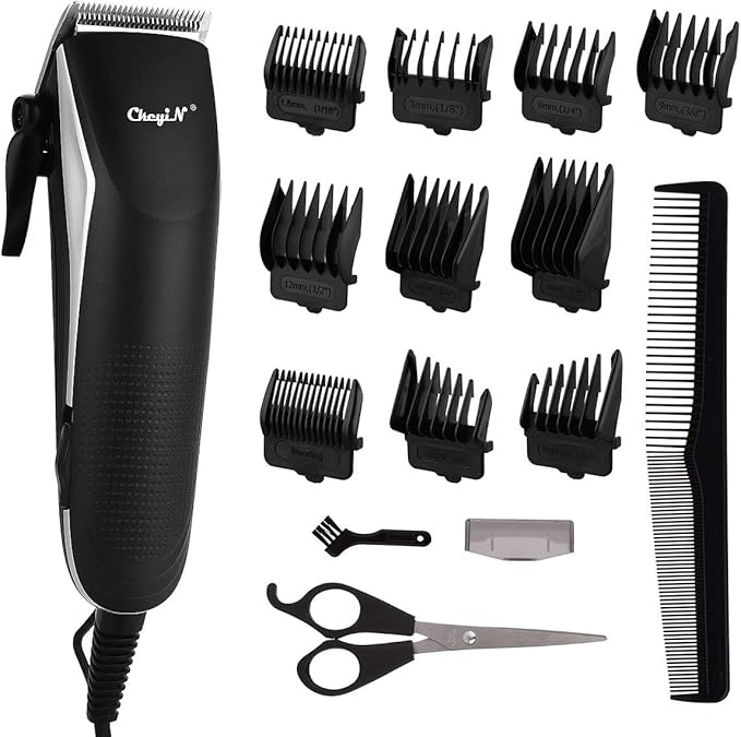 Amazon.com: CkeyiN Hair Clippers for Men, Electric Hair Trimmer Corded ...