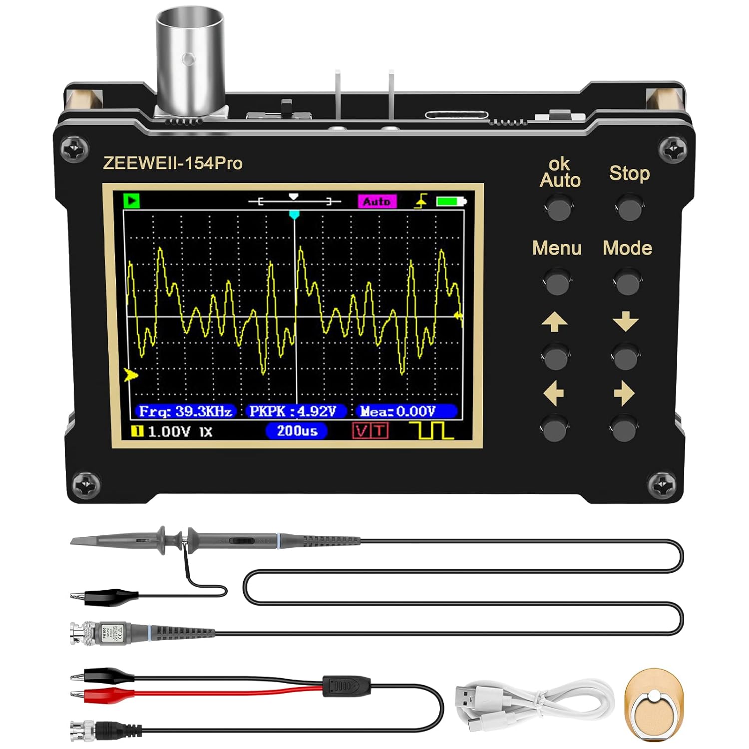 LCD Handheld Digital Oscilloscope Kit - 2.4"TFT Mini Automotive ...