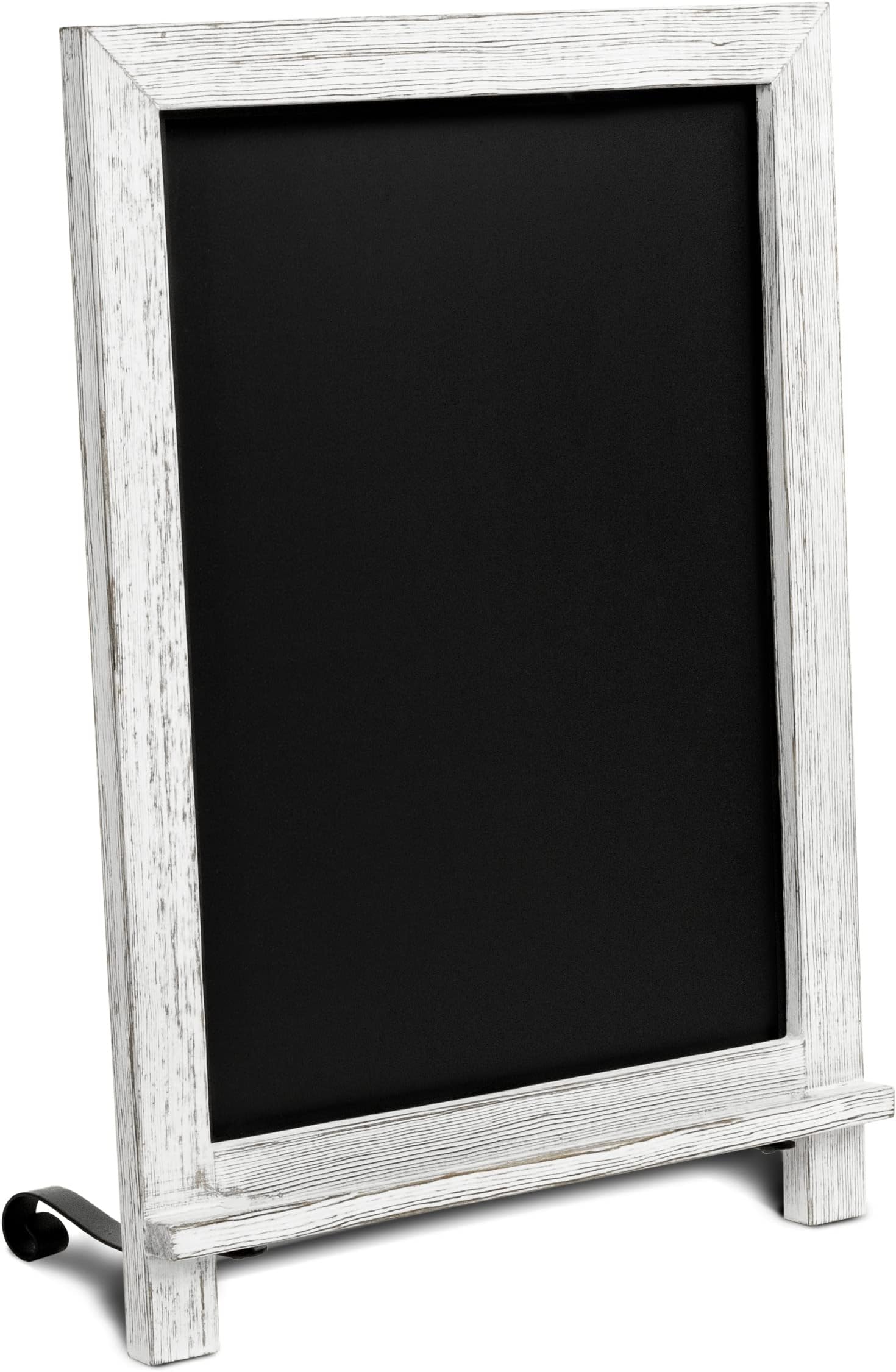 Amazon.com : MyGift Solid Burnt Wood Tabletop A-Frame Chalkboard Sign ...